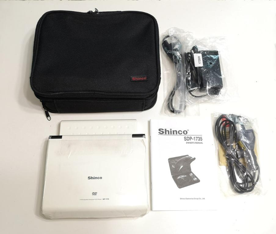 Shinco 7" Portable DVD Player With Case SDP-1735 All Region DVD CD VCD ...
