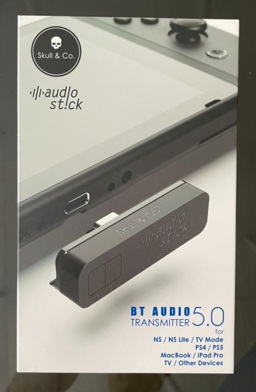 Skull & Co AudioStick BT 5.0 Transmitter for NSW Nintendo Switch, Audio ...