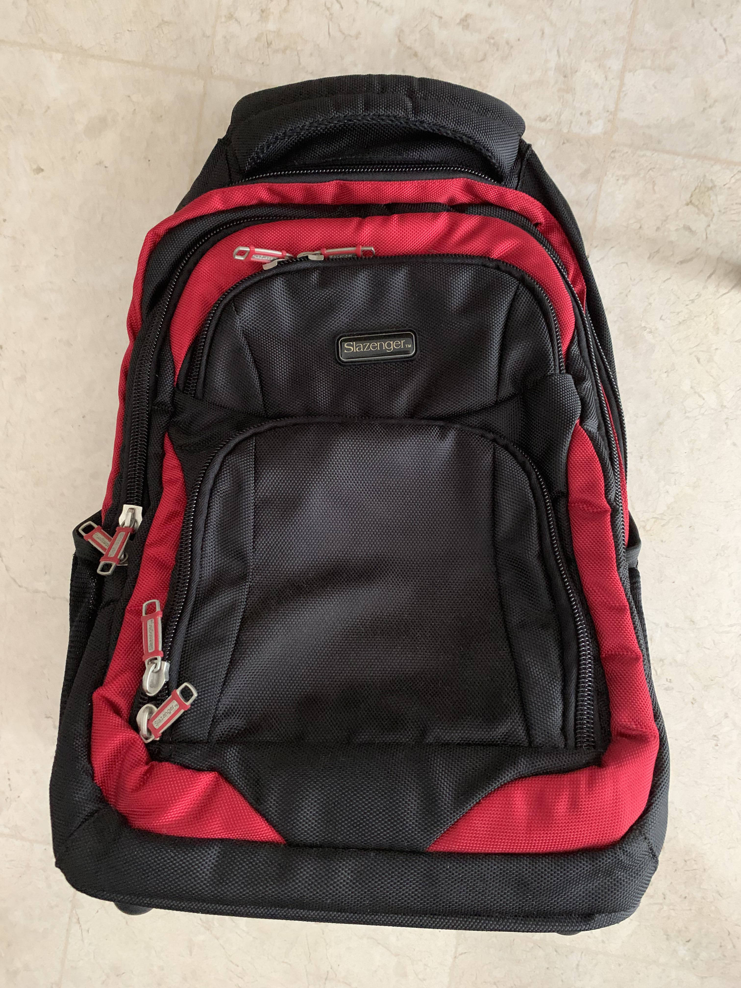 Slazenger Backpack with Trolley, Men's Fashion, Bags, Backpacks on ...