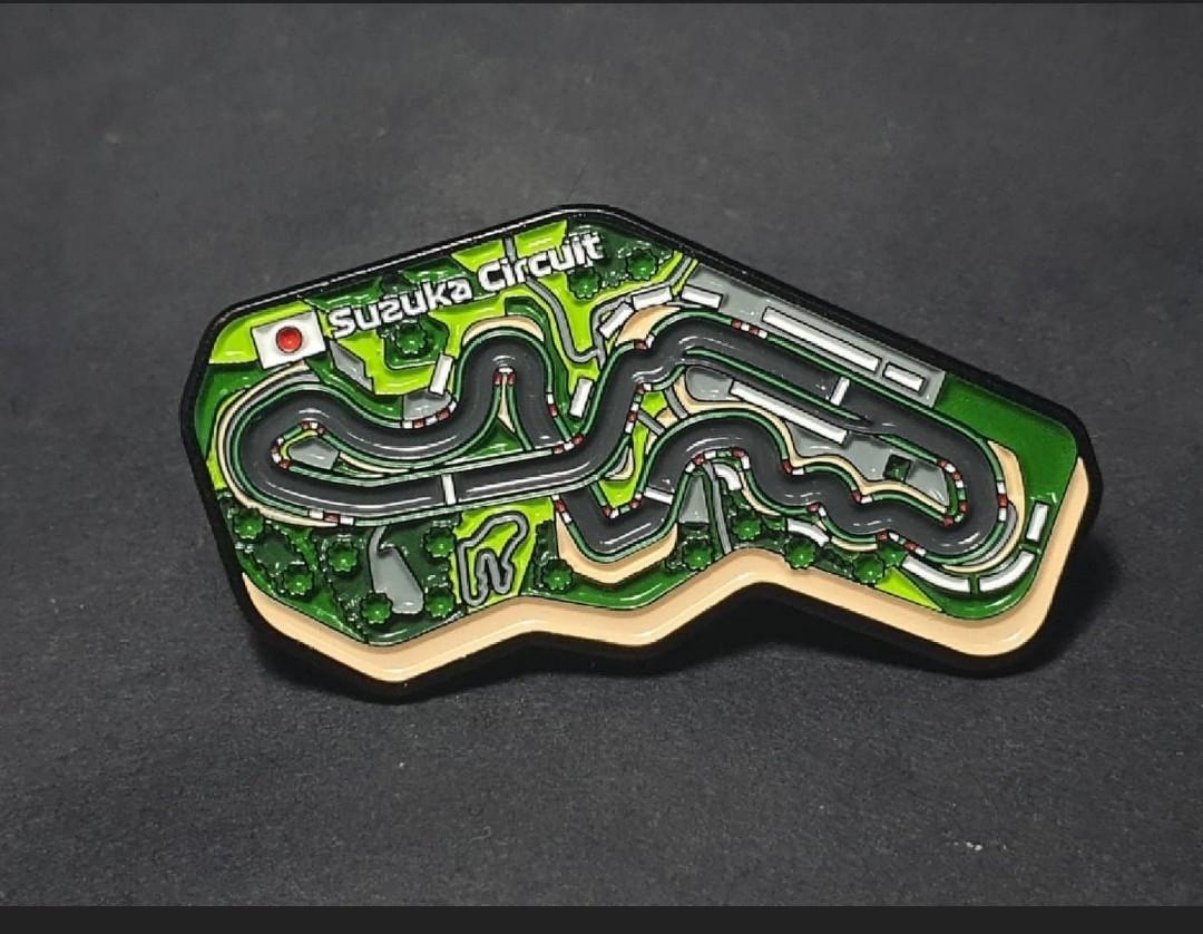Suzuka Circuit, F1 Enamel Pin/Magnet, Hobbies & Toys, Stationery ...