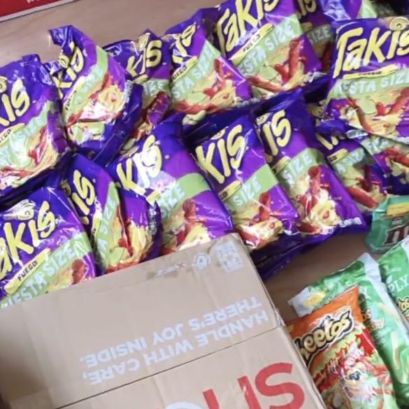 BIG Takis Fuego Fiesta Size fresh from USA, Food & Drinks, Packaged ...