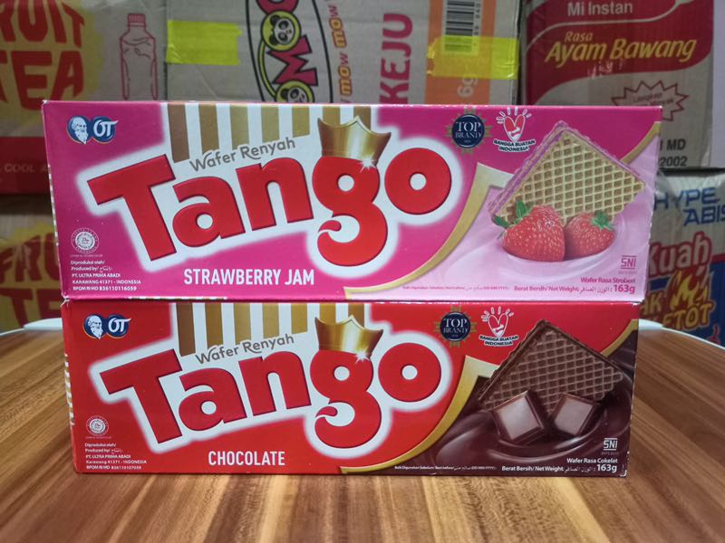 Tango square wafer Indo Batam Snacks, Food & Drinks, Packaged & Instant ...