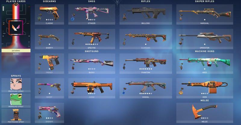 VALORANT gold account with skins, Video Gaming, Gaming Accessories, In ...