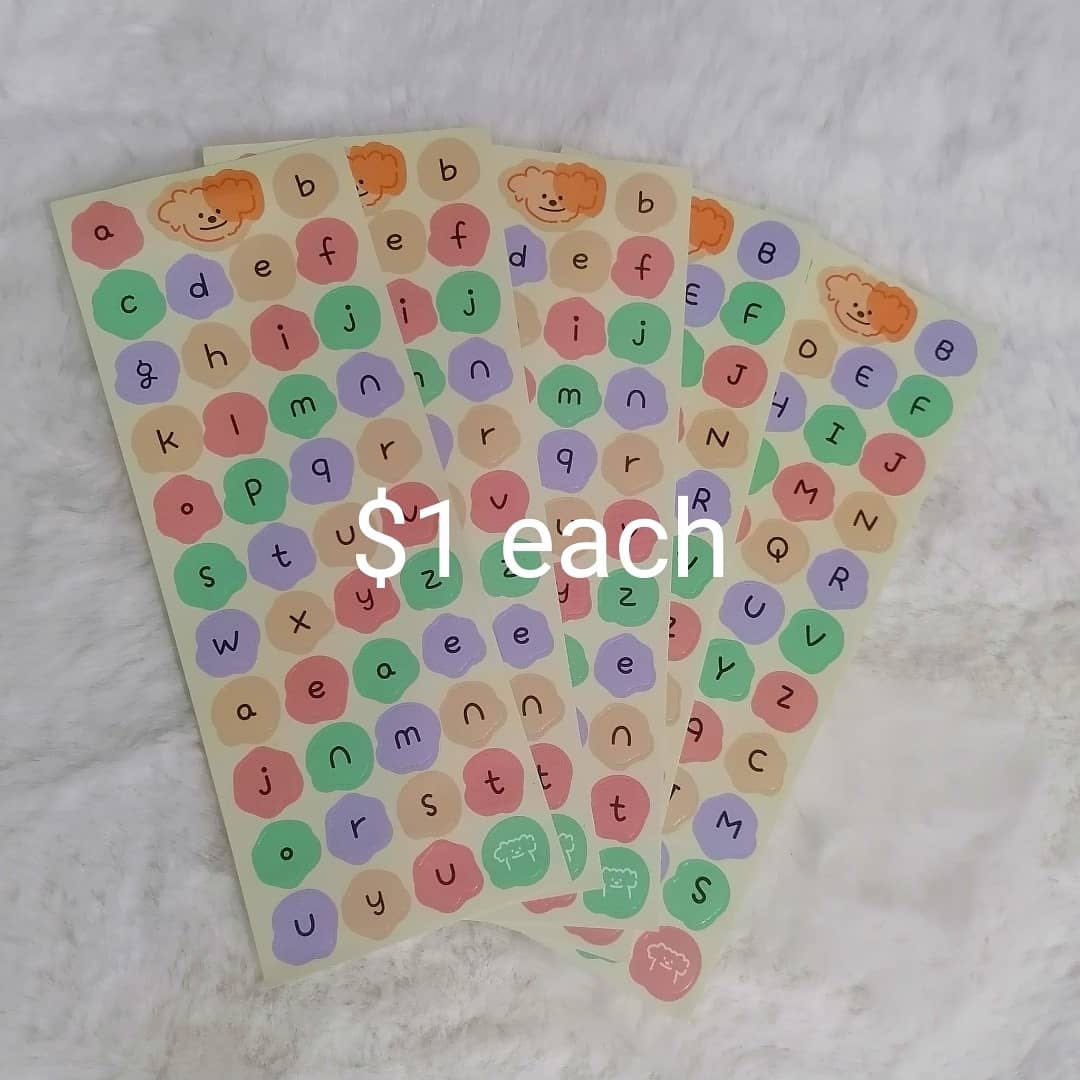 Various super cute sticker sheets!, Hobbies & Toys, Stationery & Craft ...