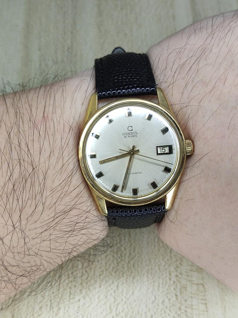 Vintage rare consul, Luxury, Watches on Carousell
