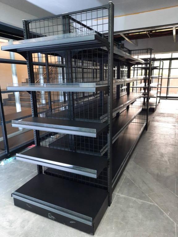 Wire Mesh Gondola Rack High Quality Shelving, Furniture & Home Living ...