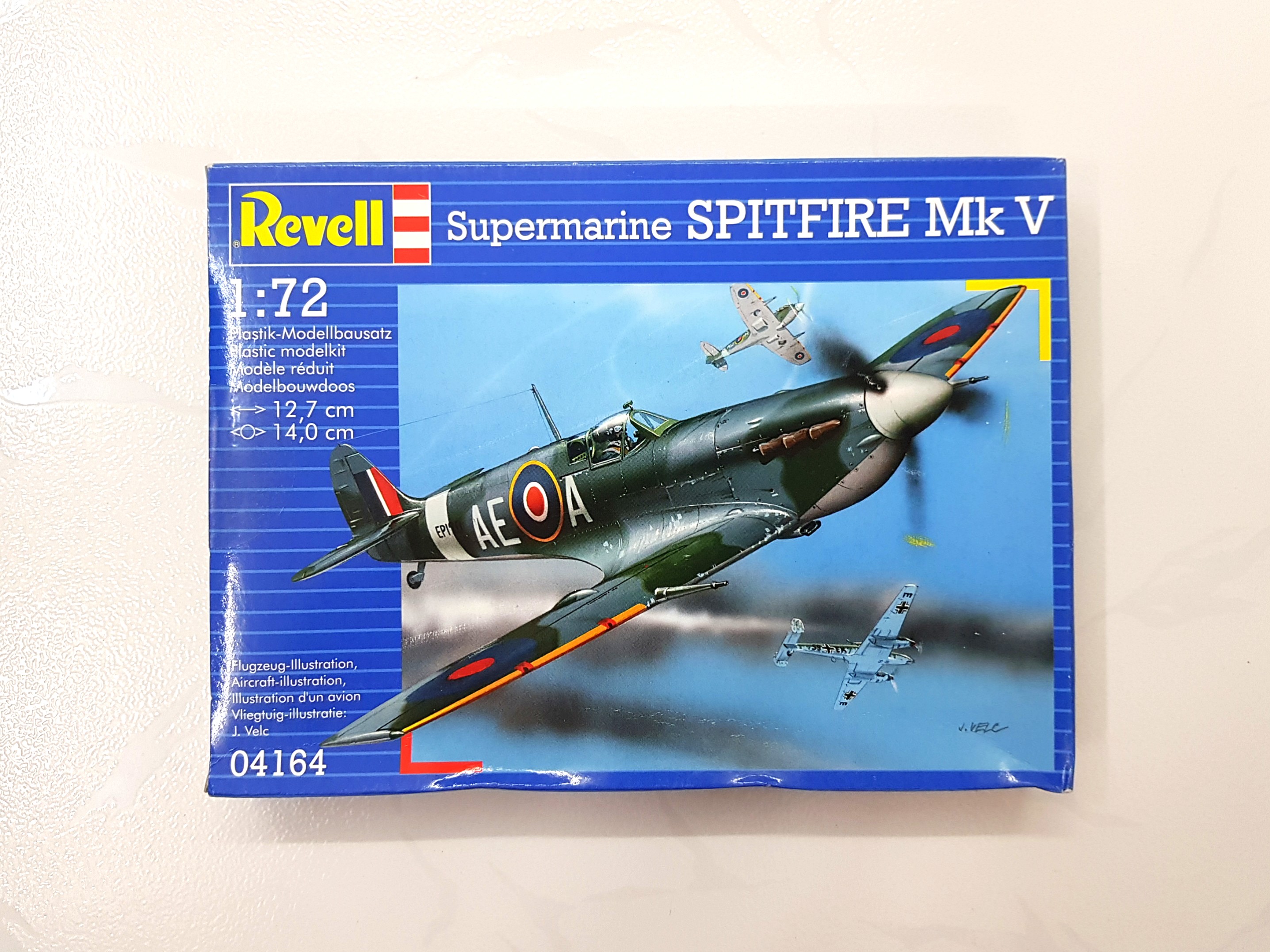 1/72 #04164 Revell RAF Fighter Spitfire Mk. V (2nd World War Aerial Air ...