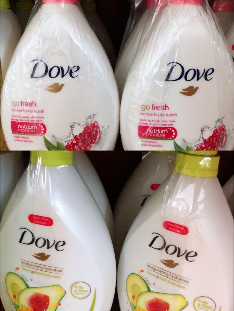 8 big bottles X 1L DOVE shower body wash, Beauty & Personal Care, Bath ...