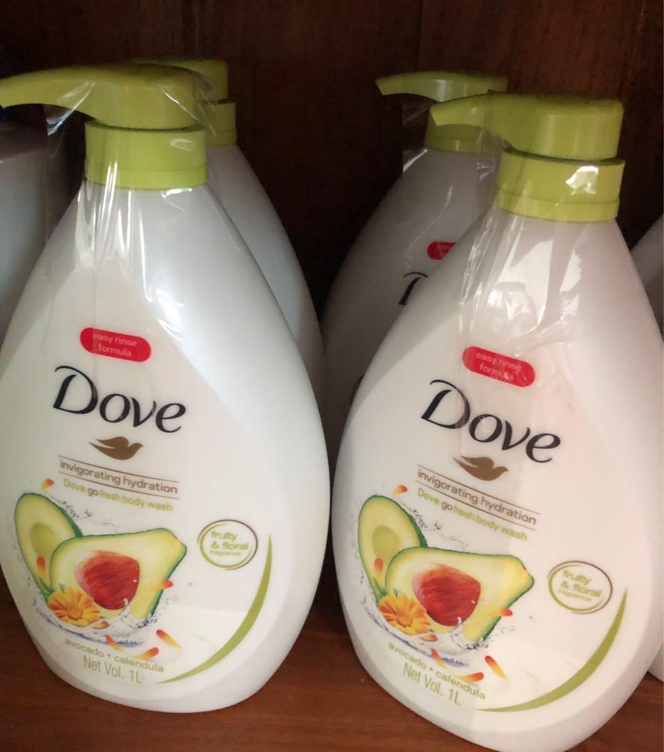 8 big bottles X 1L DOVE shower body wash, Beauty & Personal Care, Bath ...