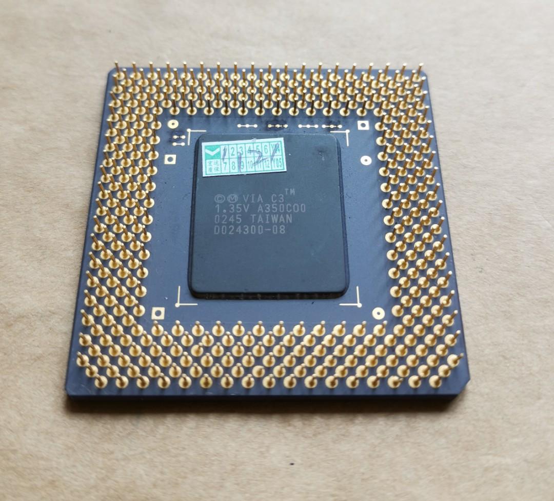 懷舊物品 VIA C3 800Mhz cpu, 電腦＆科技, 桌上電腦 - Carousell