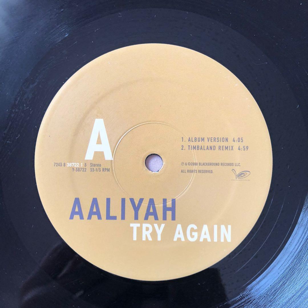 AALIYAH ”try again” レコード