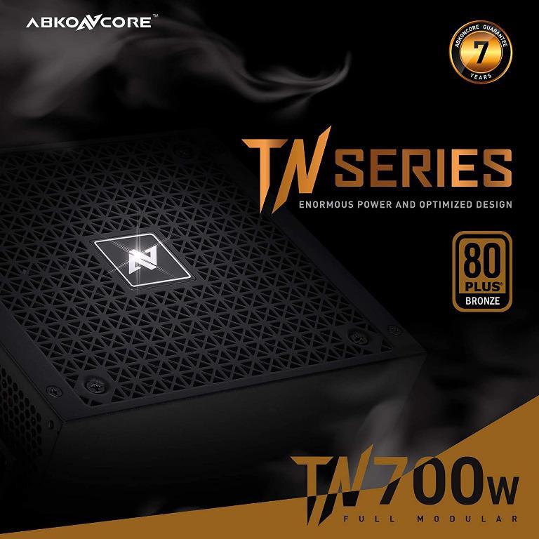ABKONCORE TN700W BM PC Power Supply 700W, 80+ Bronze Certified, Full ...