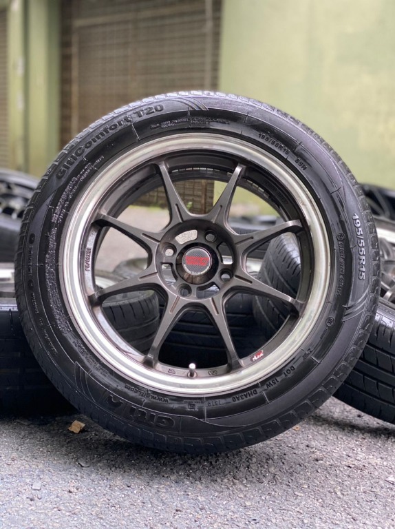 Advanti 15 inch sport rim axia tyre 70%, Auto Accessories on Carousell