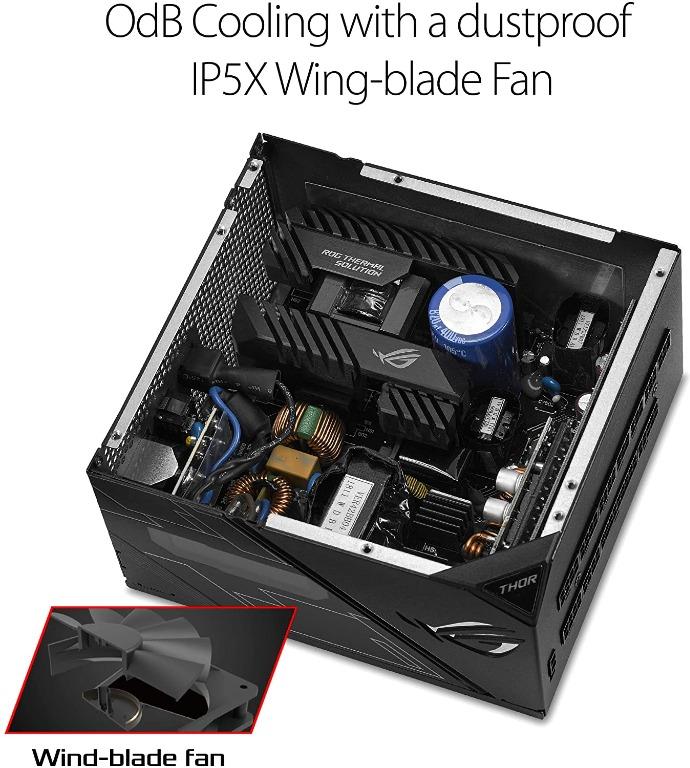 Asus ROG Thor 850W/1200W — 80 PLUS Platinum Certified High Performance ...