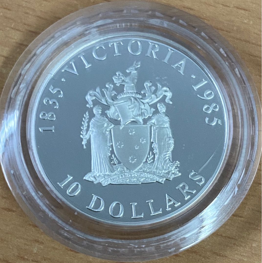 AUSTRALIA 10 Dollars 1985 silver proof coin #CollectorsSpecial, Hobbies ...