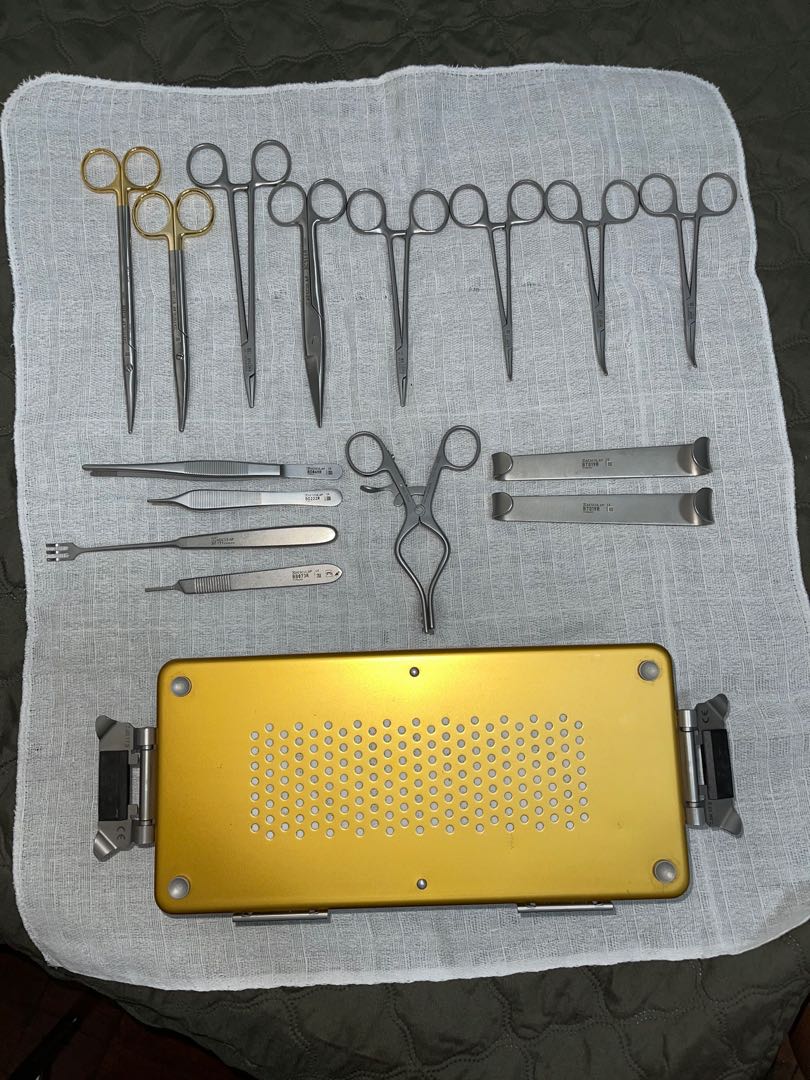 AESCULAP BASIC SURGICAL SET WITH STERILIZATION CONTAINER, Health ...