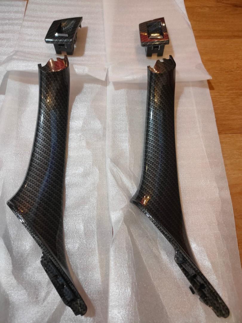 BMW F10 5 series 520 523 528 535 sticky door handle replacement carbon ...