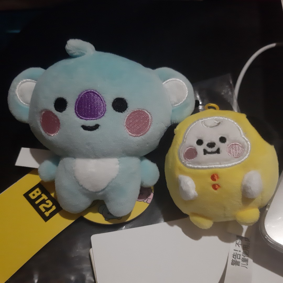 BT21 Chimmy and Koya Bundle, Hobbies & Toys, Memorabilia & Collectibles, K-Wave on Carousell