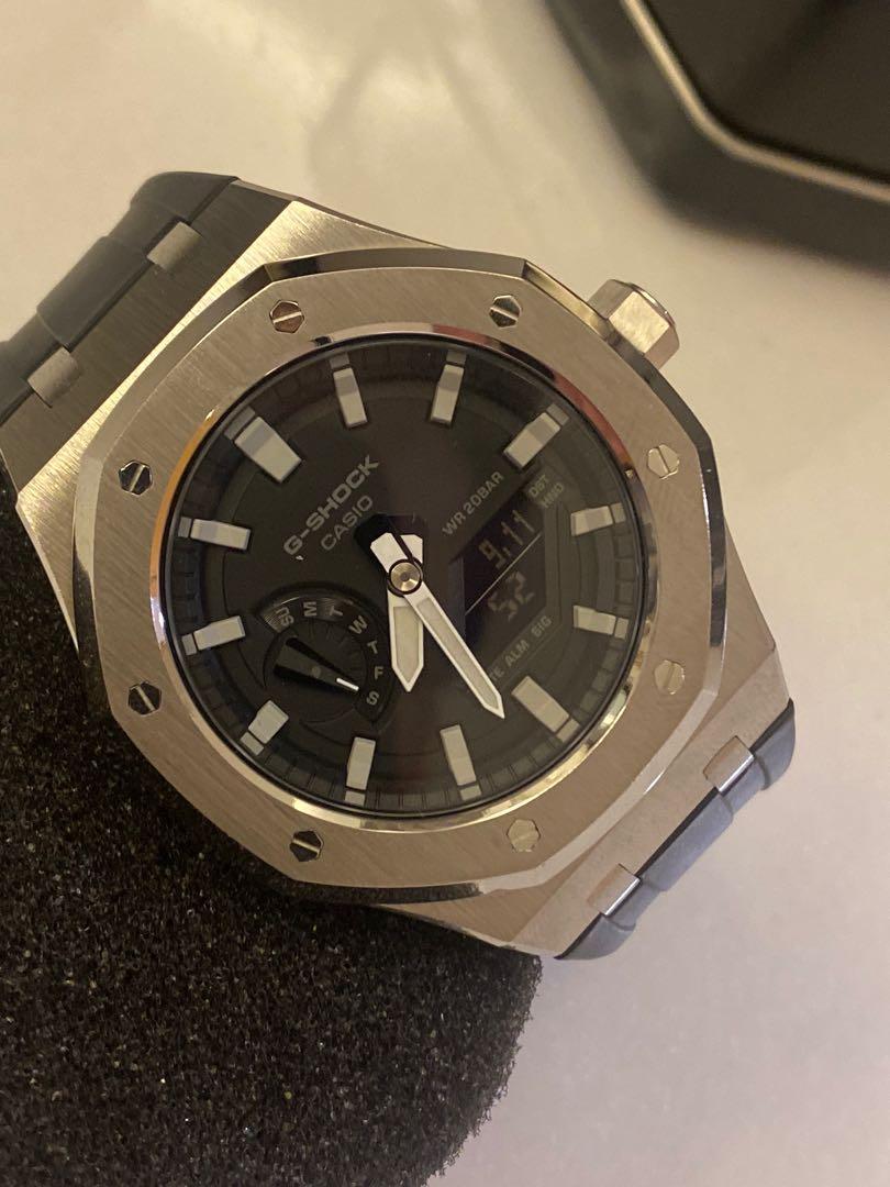 Casioak Ap diver mod black Version combi ga2100 ga2110 ga-2100 ga-2110 ...