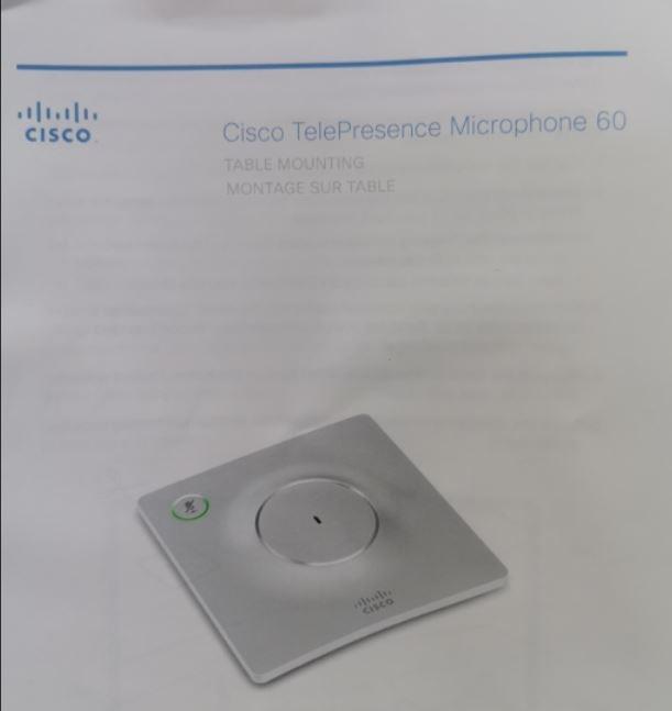 Cisco Table Microphone 60, Computers & Tech, Office & Business ...