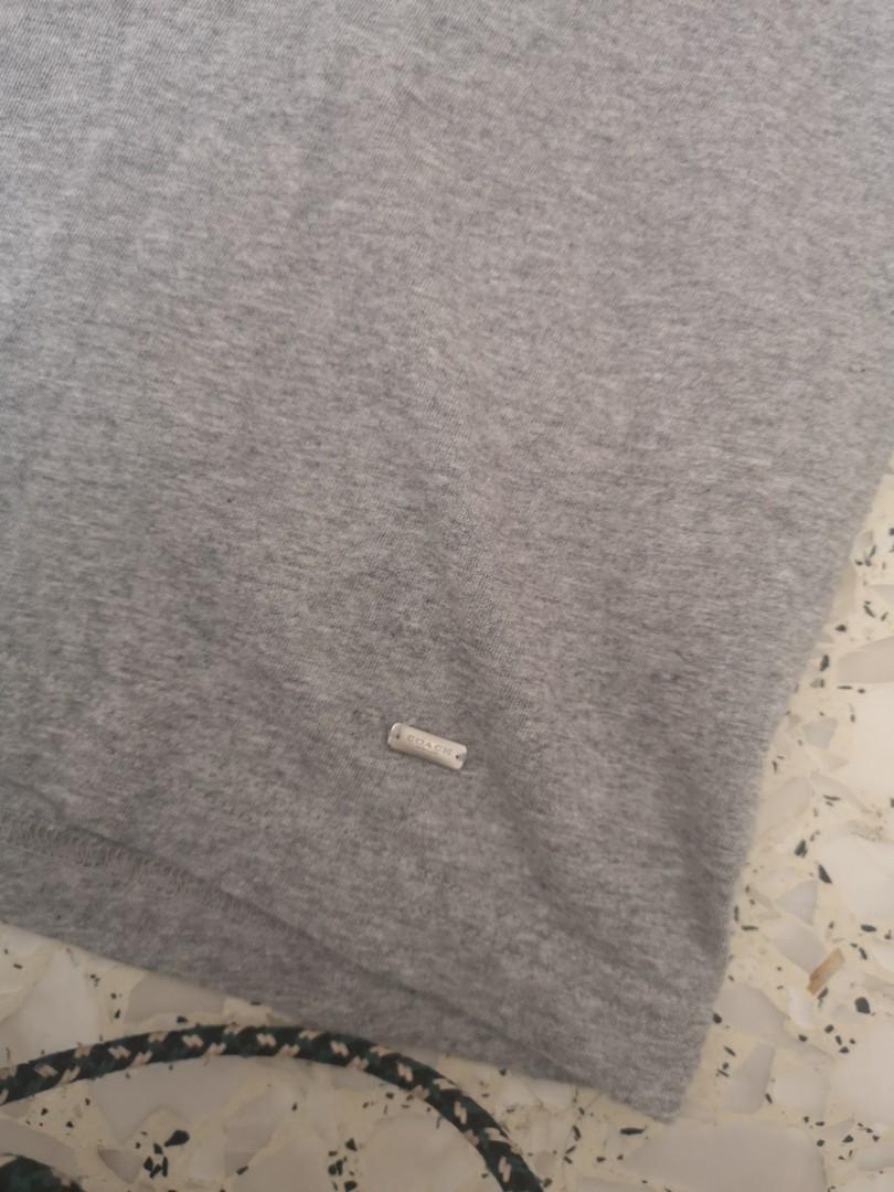 Coach Logo Embroidery Wording Tee, Luxury, Apparel on Carousell