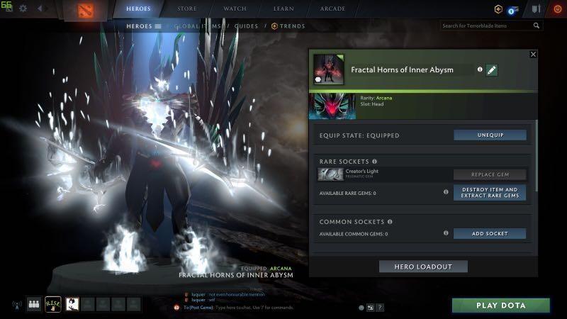 Dota 2 prismatic gem: creator's light, Video Gaming, Gaming Accessories ...