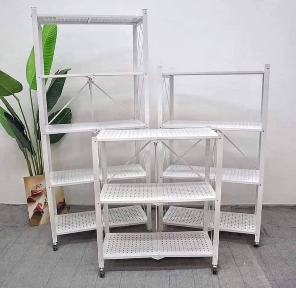 CLEAR STOCK! Foldable Heavy Duty Rack Rak Lipat Viral, Furniture & Home ...