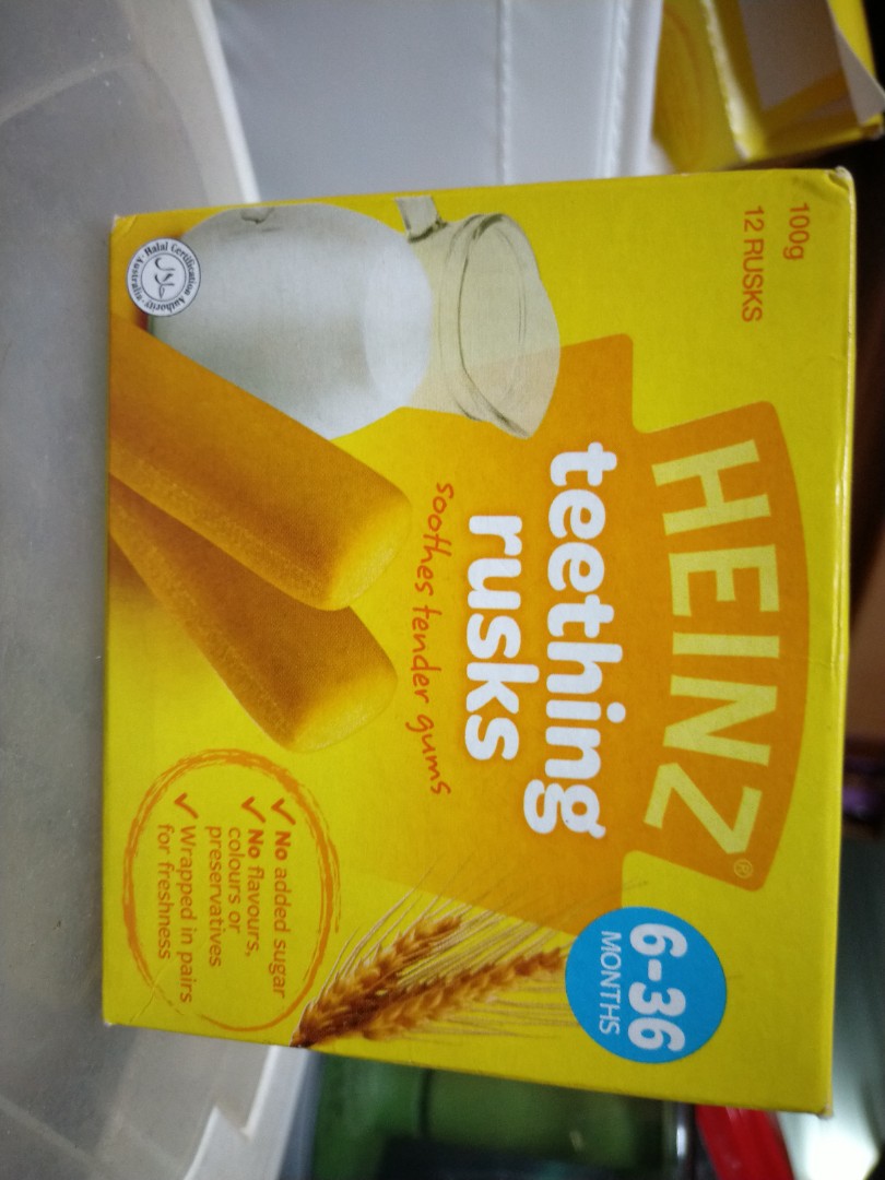 Heinz teething rusks, Babies & Kids, Nursing & Feeding, Weaning ...