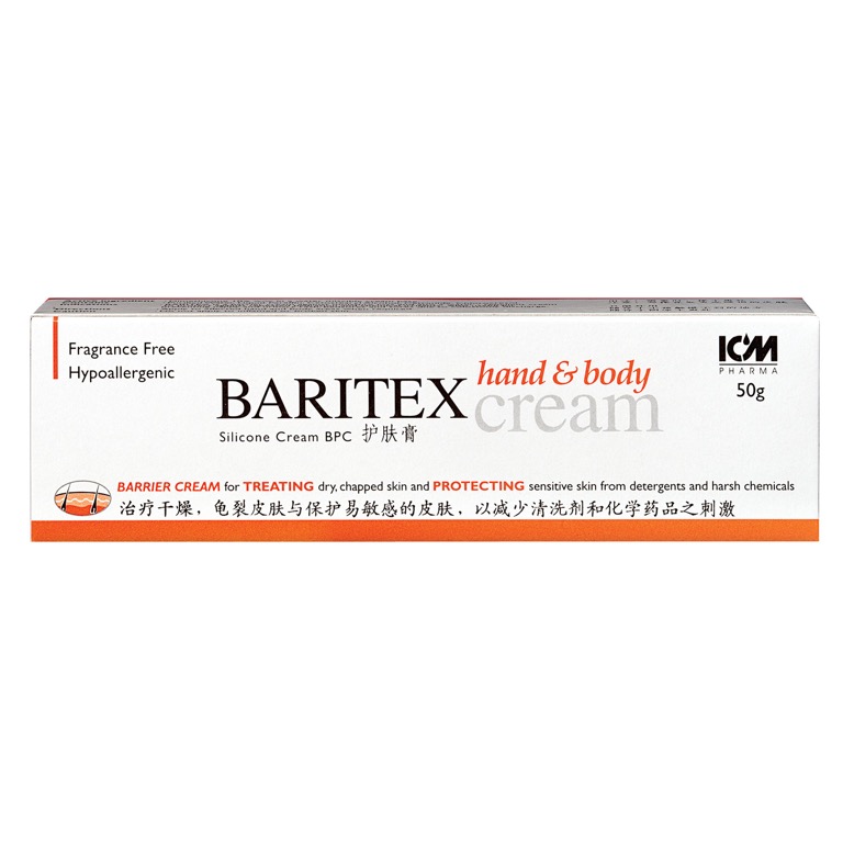 ICM PHARMA Baritex barrier cream 50g, Health & Nutrition, Medical ...