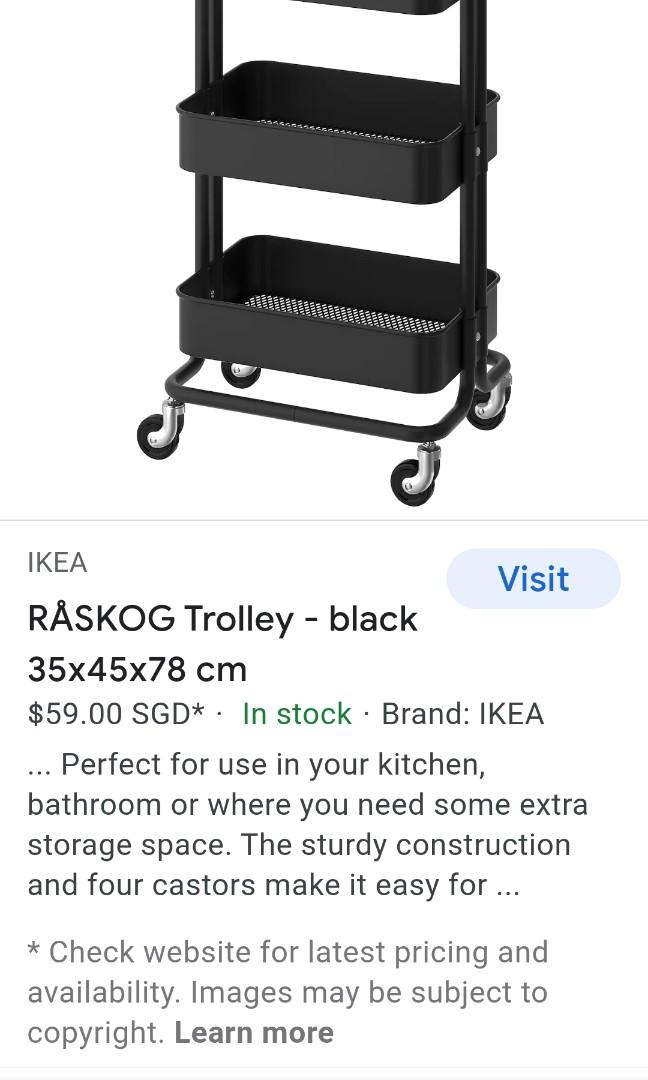 Ikea Wheel Trolley, Furniture & Home Living, Furniture, Shelves ...