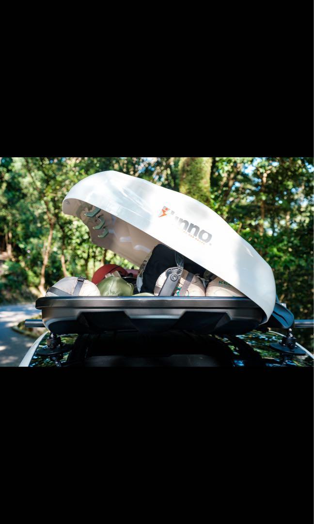 INNO WEDGE BRM660 CARGO BOX 汽車頂箱 日本製造, 汽車配件, 改裝、內外零件 - Carousell