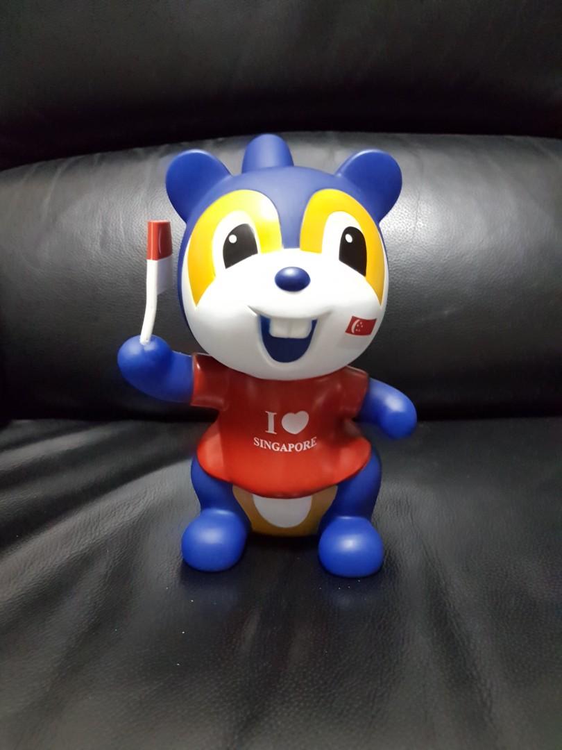 Limited Edition POSB Smiley Squirrel Coins Bank, Hobbies & Toys, Toys ...