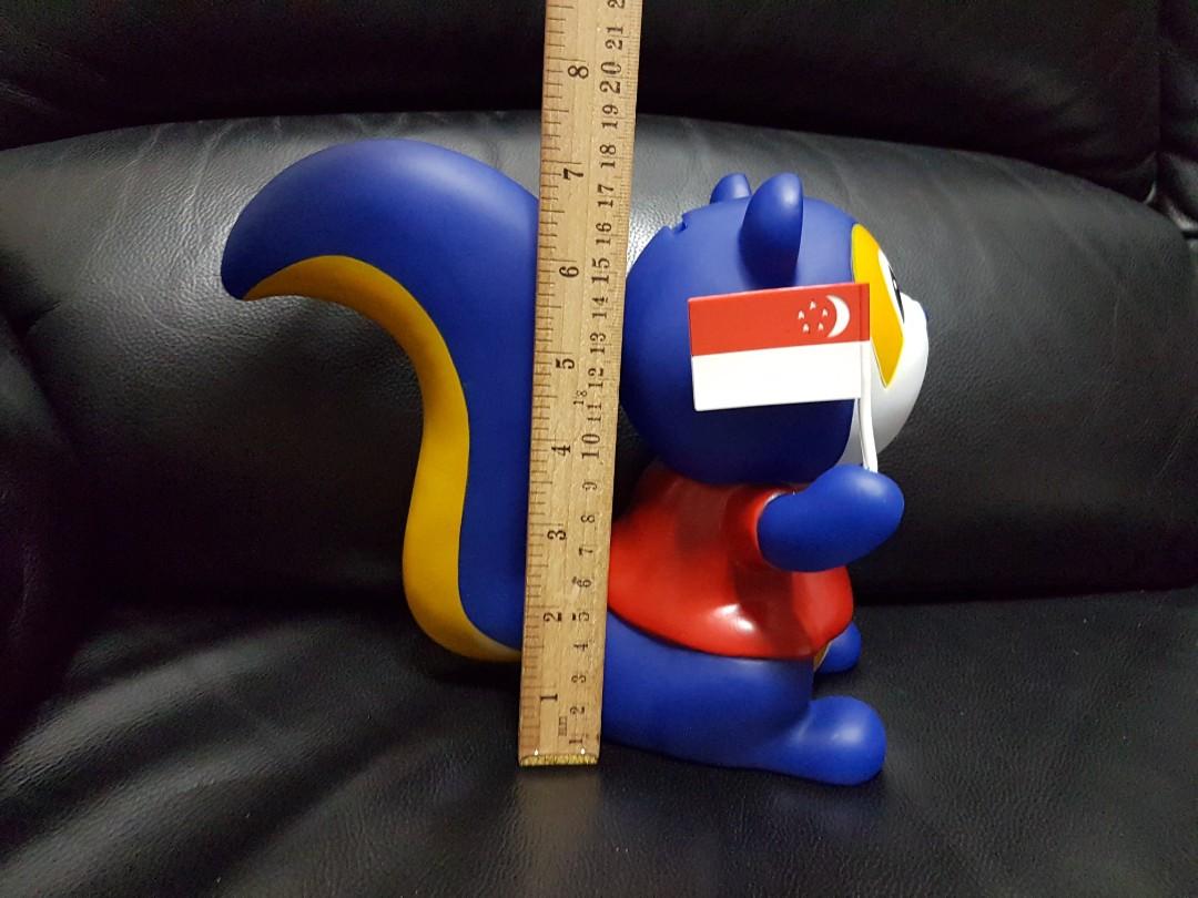 Limited Edition POSB Smiley Squirrel Coins Bank, Hobbies & Toys, Toys ...