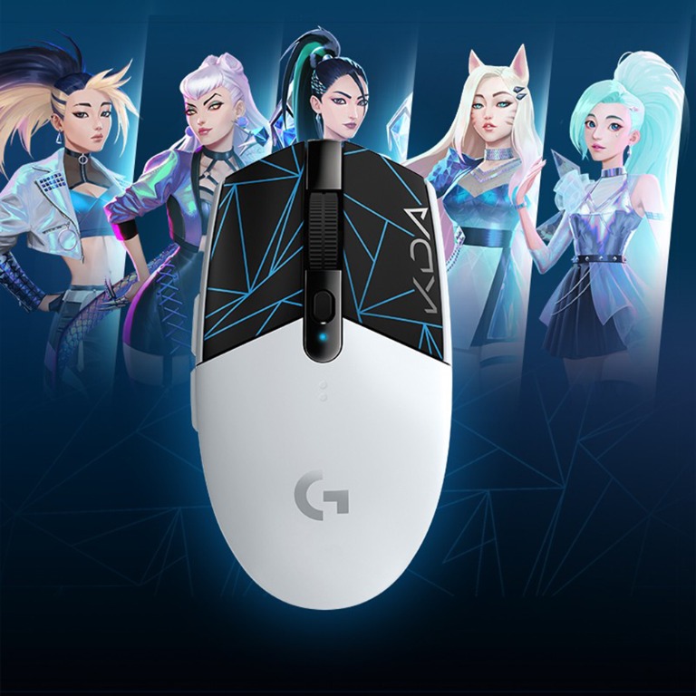 Logitech G304 KDA LIGHTSPEED Wireless Gaming Mouse with KDA Mouse Pad ...