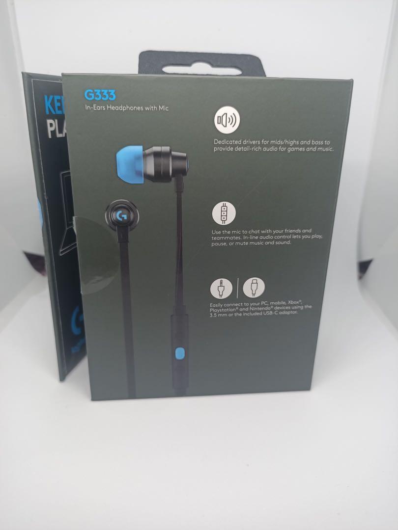 Logitech G333 Earpiece, Audio, Earphones on Carousell