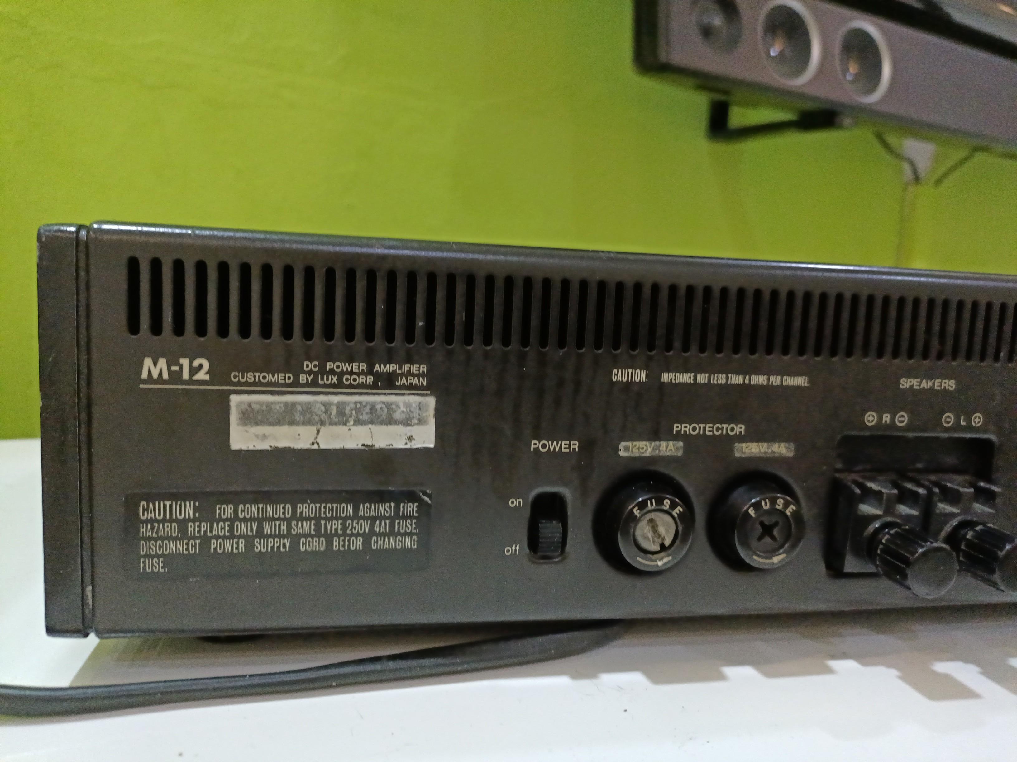 Luxman m-12(dual-mono) power amplifier, Audio, Soundbars, Speakers ...