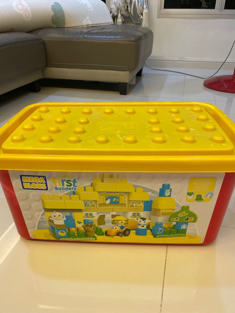 Mega Bloks First Builders Happy Farm set, Babies & Kids, Infant ...