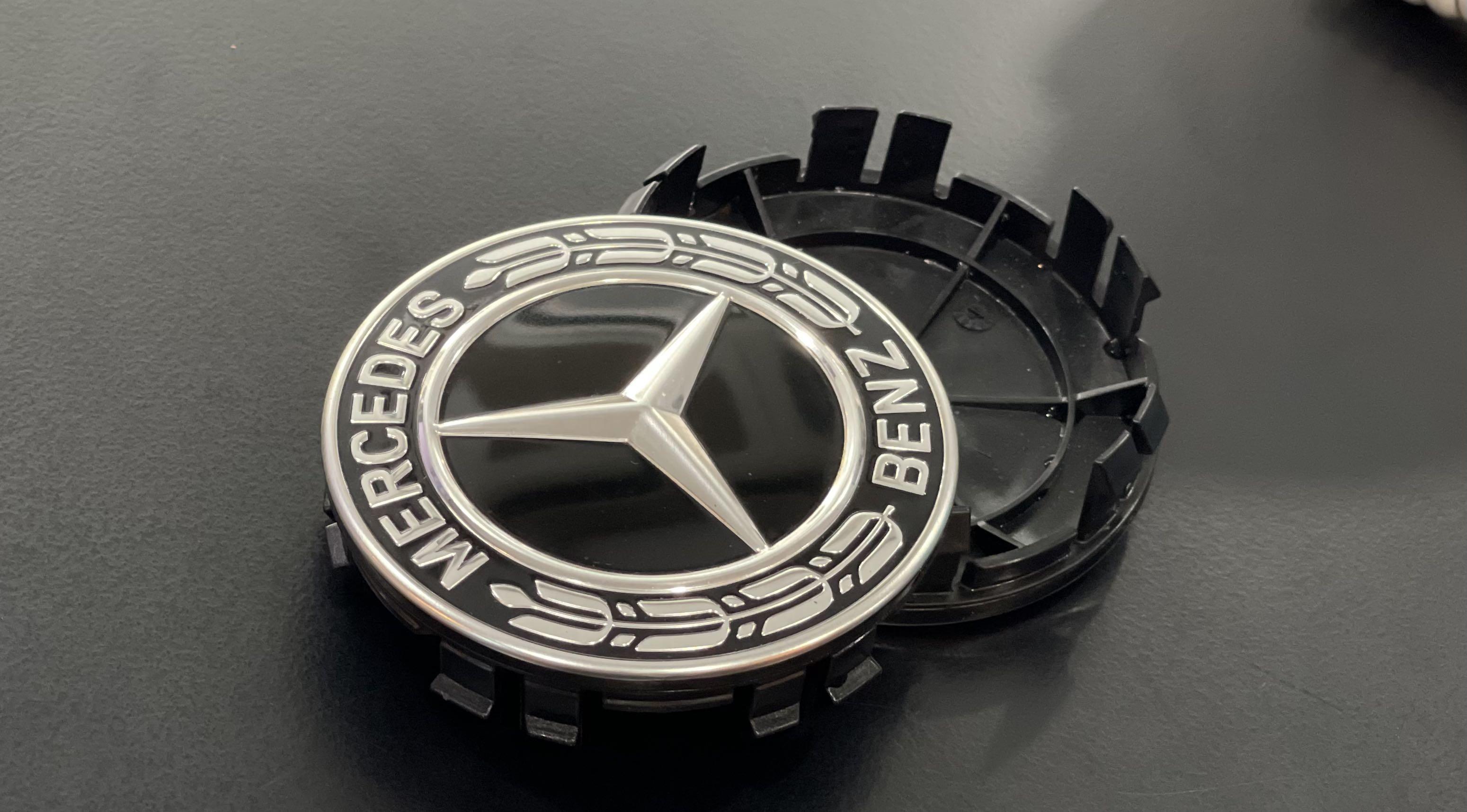 Mercedes Benz original wheel center rim caps, Car Accessories, Tyres ...