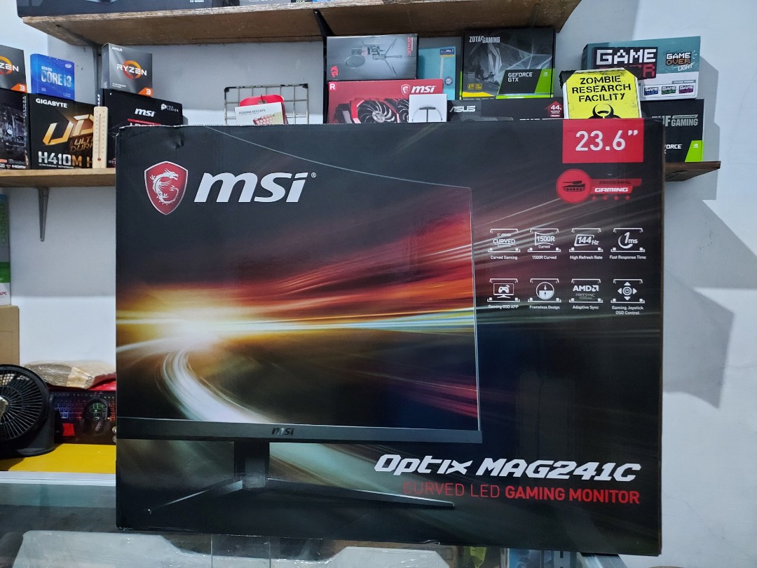 Msi Optix MAG241C, Computers & Tech, Parts & Accessories, Monitor ...