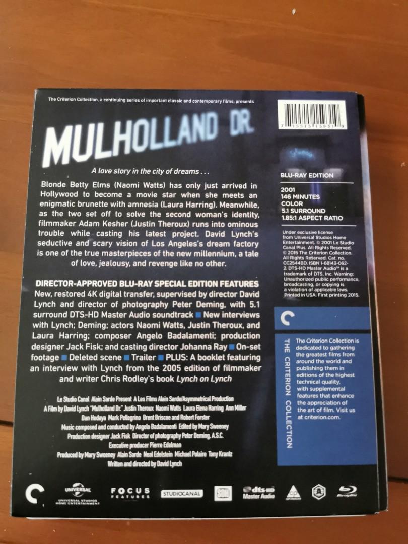 Mulholland Dr. (The Criterion Collection) [Blu-ray], Hobbies & Toys ...