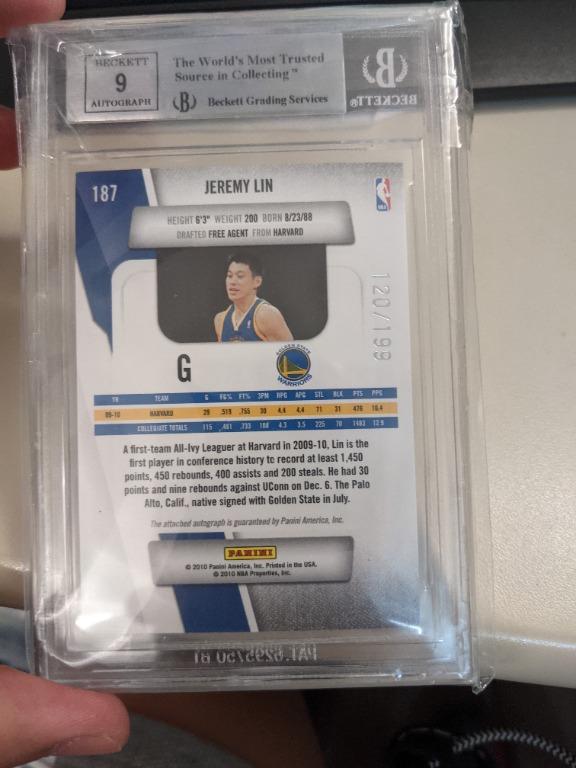 NBA Card - 林書豪 - Jeremy Lin Auto, 興趣及遊戲, 收藏品及紀念品, 明星周邊 - Carousell