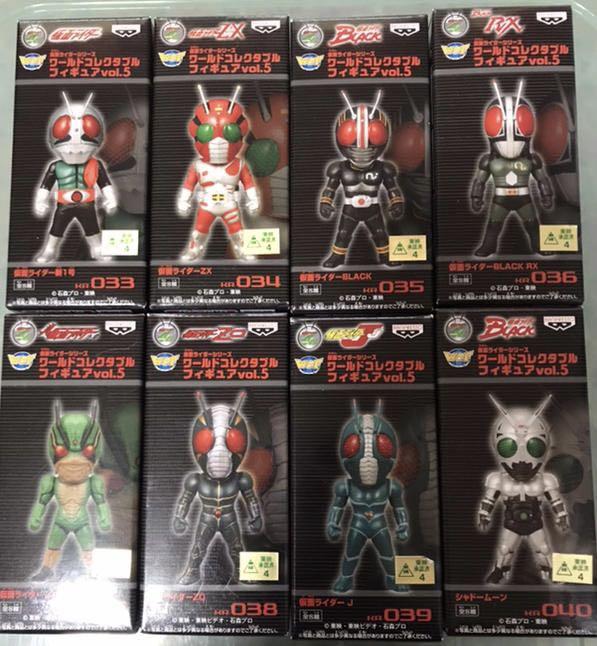 日版 幪面超人 WCF Vol.5 全8款 SHF KAMEN RIDER FW 一番 CONVERGE 影月 Black, 興趣及遊戲, 玩具 & 遊戲類 - Carousell