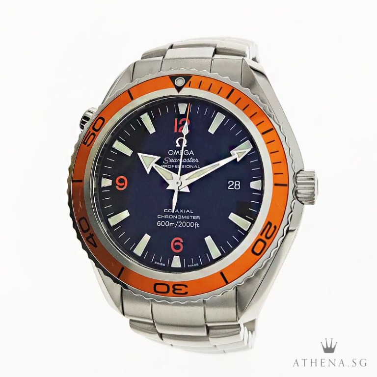 OMEGA SEAMASTER PLANET OCEAN 45 CO-AXIAL AUTOMATIC “BLACK DIAL” 2208.50 ...