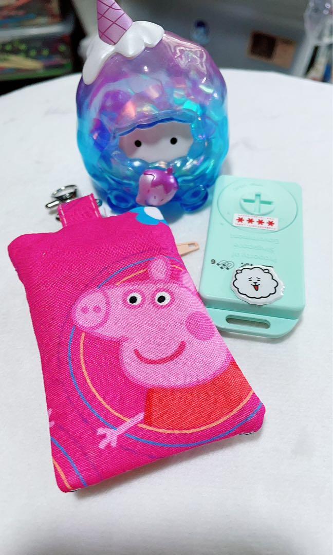 Peppa pig trace together token cover pouch holder, Hobbies & Toys ...