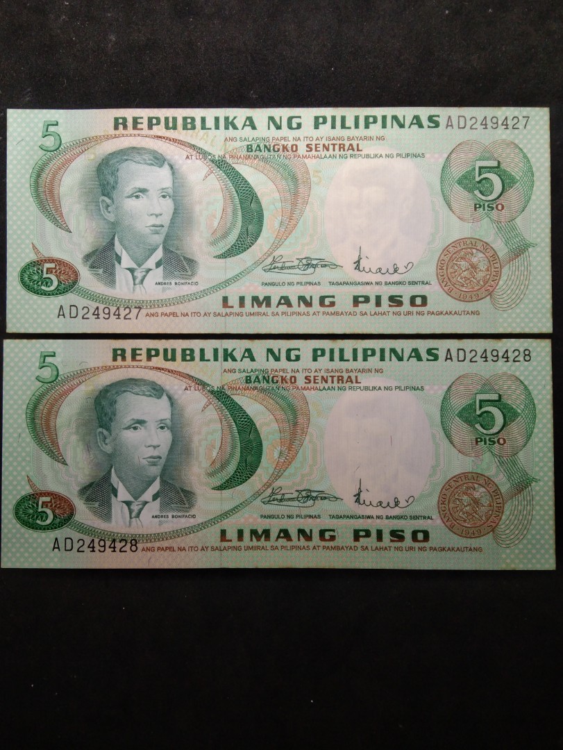 (RESERVED) Pilipino Series Banknotes, Hobbies & Toys, Memorabilia ...