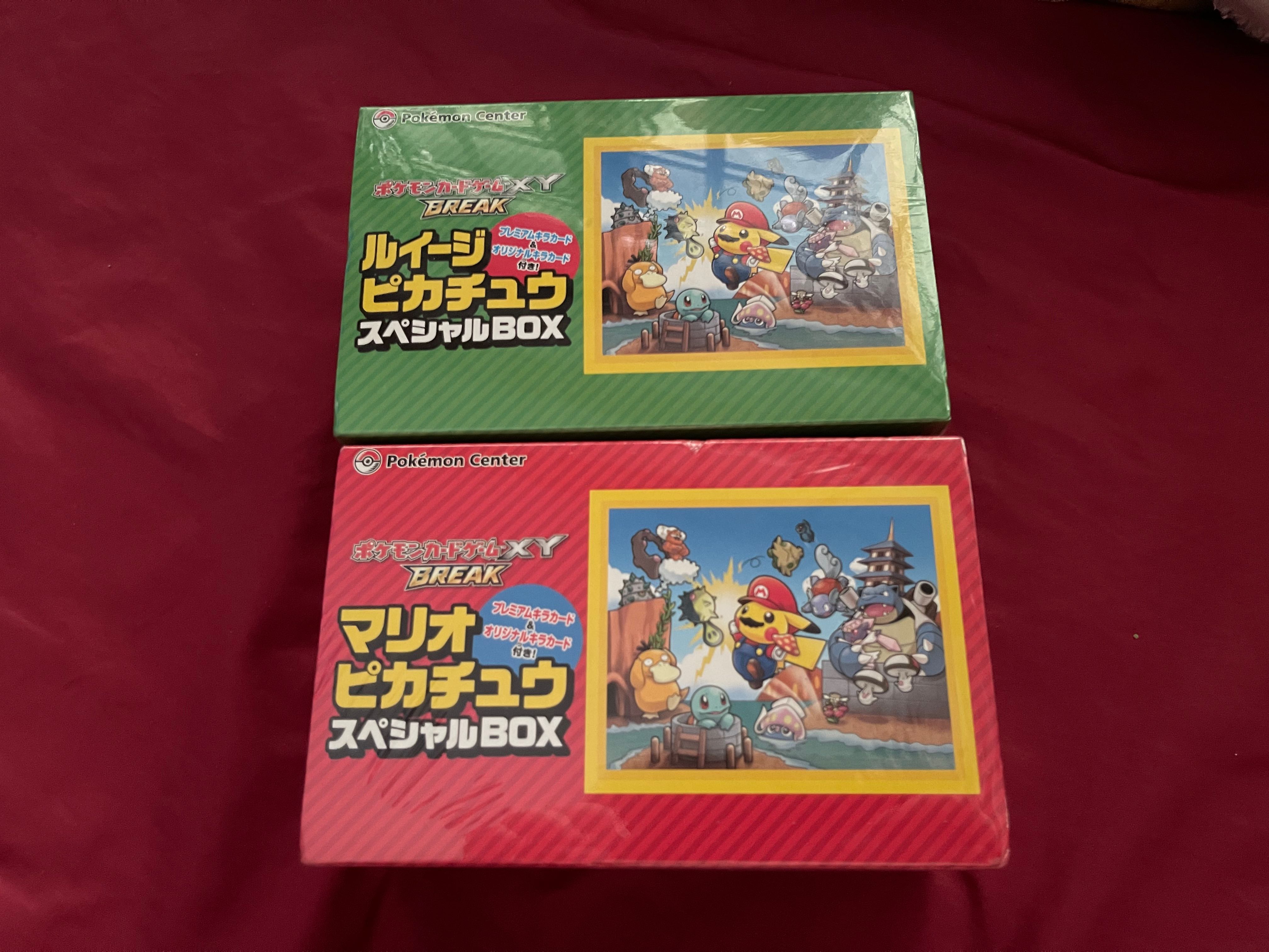 Pokemon Mario Pikachu & Luigi Pikachu Box Sealed, Hobbies & Toys, Toys ...