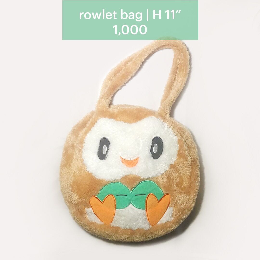 Pokemon rowlet bag, Women's Fashion, Bags & Wallets, Clutches on Carousell