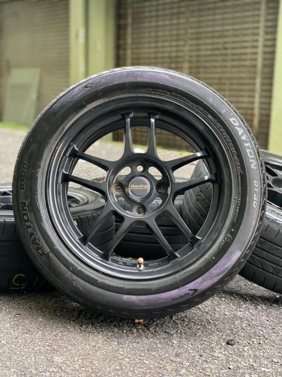 Racing Hart 15 inch sport rim Vios tyre 70%, Auto Accessories on Carousell