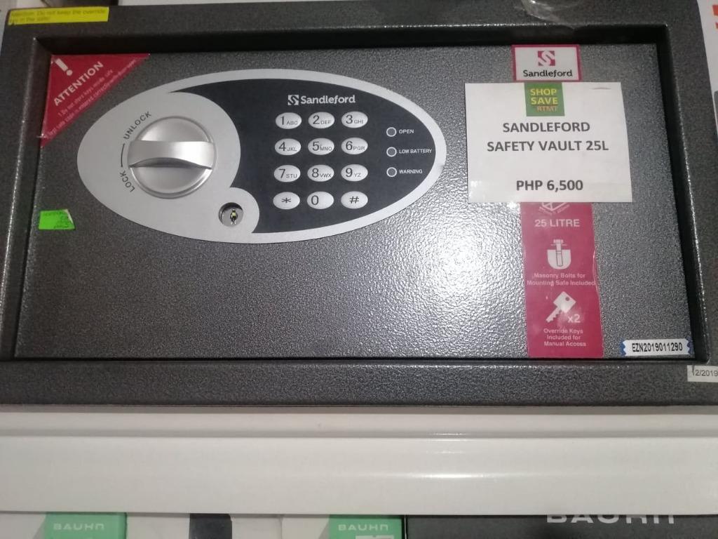Sandleford Safety Vault 25L, Furniture & Home Living, Home Improvement ...