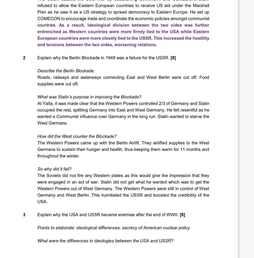 Sec 3/4 History SEQ Model Essay Package 40pg (Qn types, skills, key ...